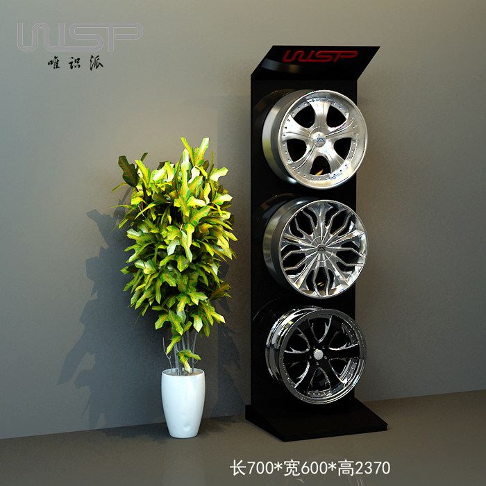 [USD 469.46] Automobile exhibition wall hub display rack 4S store wheel ...