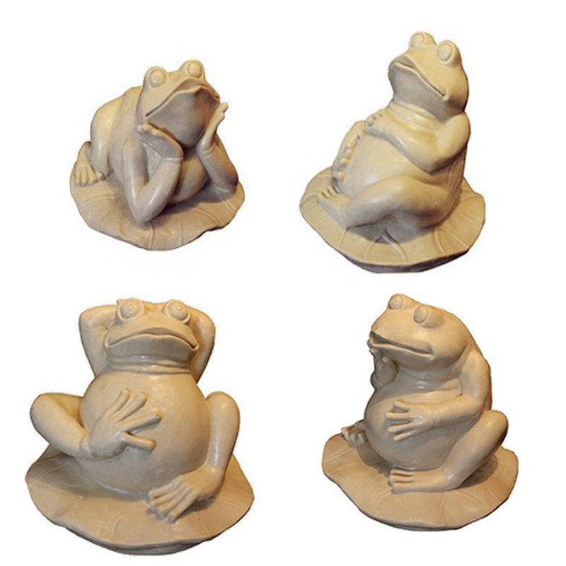 [USD 145.36] Sandstone Sculpture Landscape Garden Fountain Frog Jet Pot ...