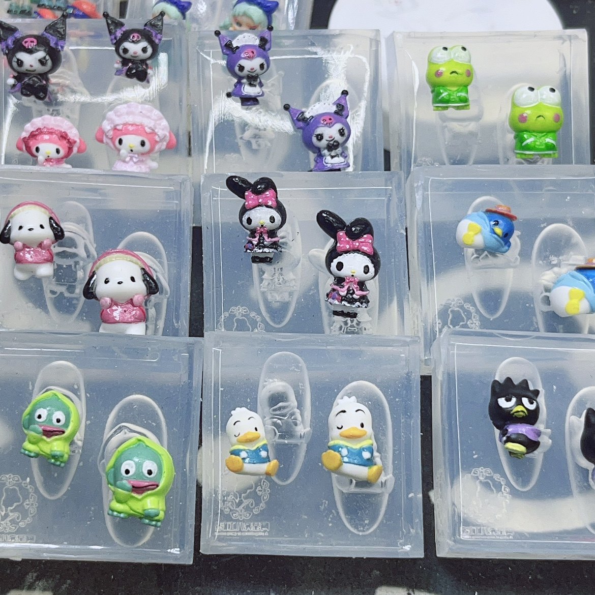 Aying darling nail art mold: 🐾 Pacha dog, frog, duckling and puppy doll ...