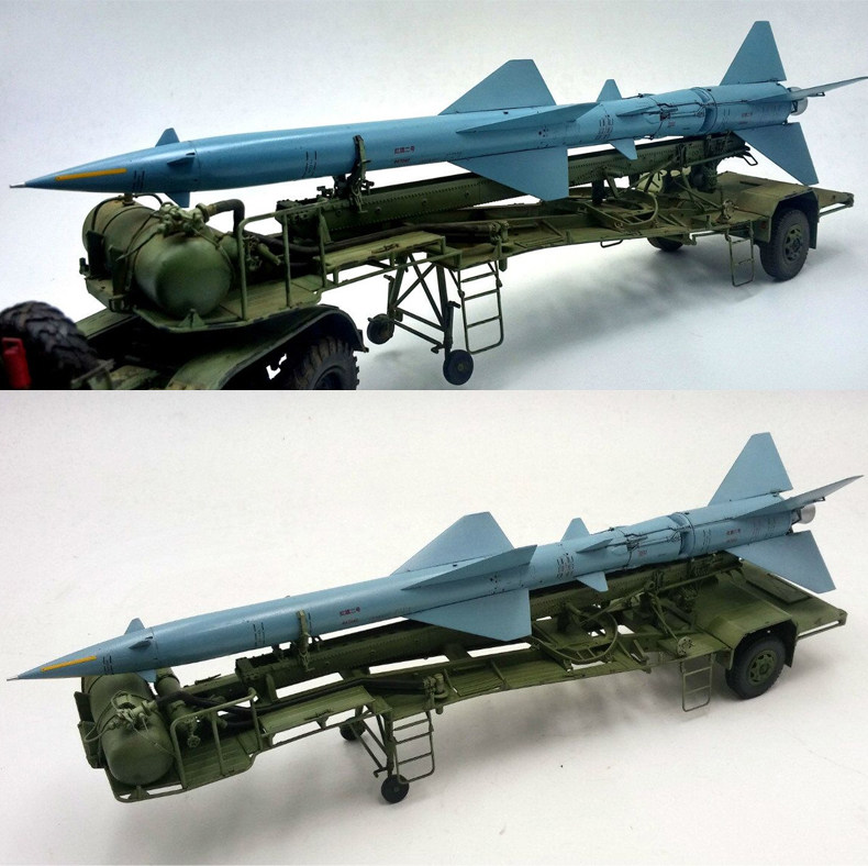 Trumpeter Military Assembly Model 1/35 China Red Flag 2 Surface-to-Air ...