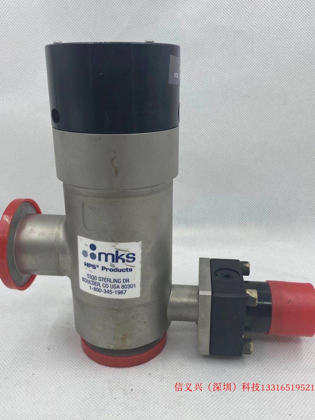 MKS L2-40-AK-225-VNVNH-F12 Right Angle HPS High Vacuum Valve