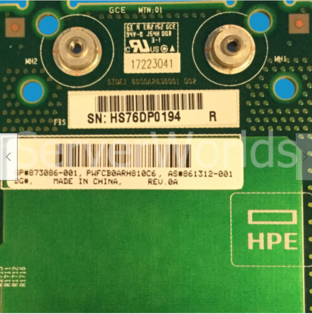 HP 873086-001 NGFF adapter 861312-001 P38437-B21 873165-B21