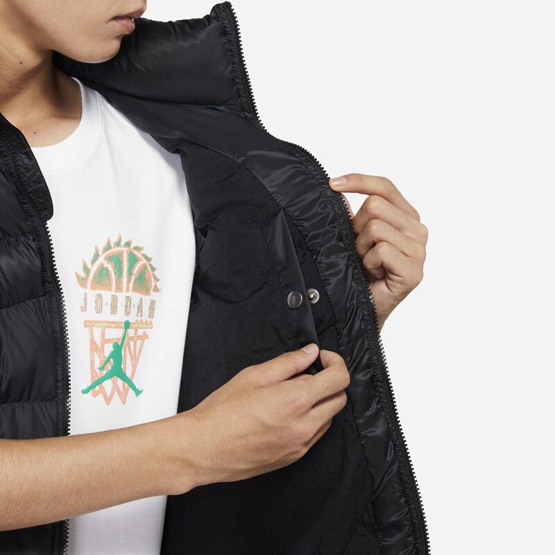 Nike耐克冬季JORDAN JUMPMAN AIR VEST男子棉服马甲CN4268-015：保暖又时尚，你值得拥有的冬日战衣！-棉马甲-淘宝好物网