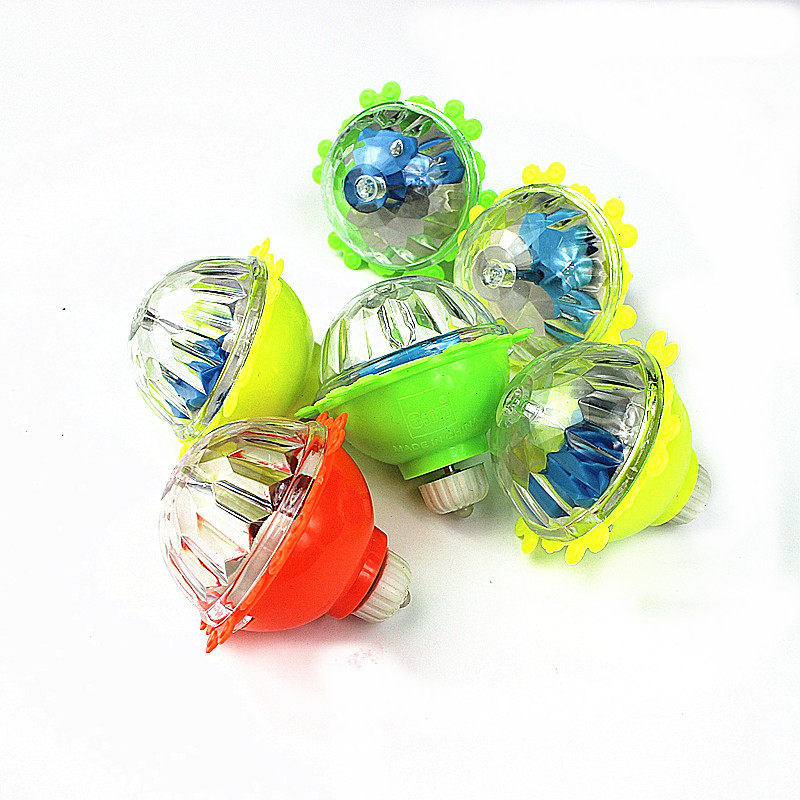 [USD 4.40] Glow gyro friction gyroscope rotating flash gyro toy ...