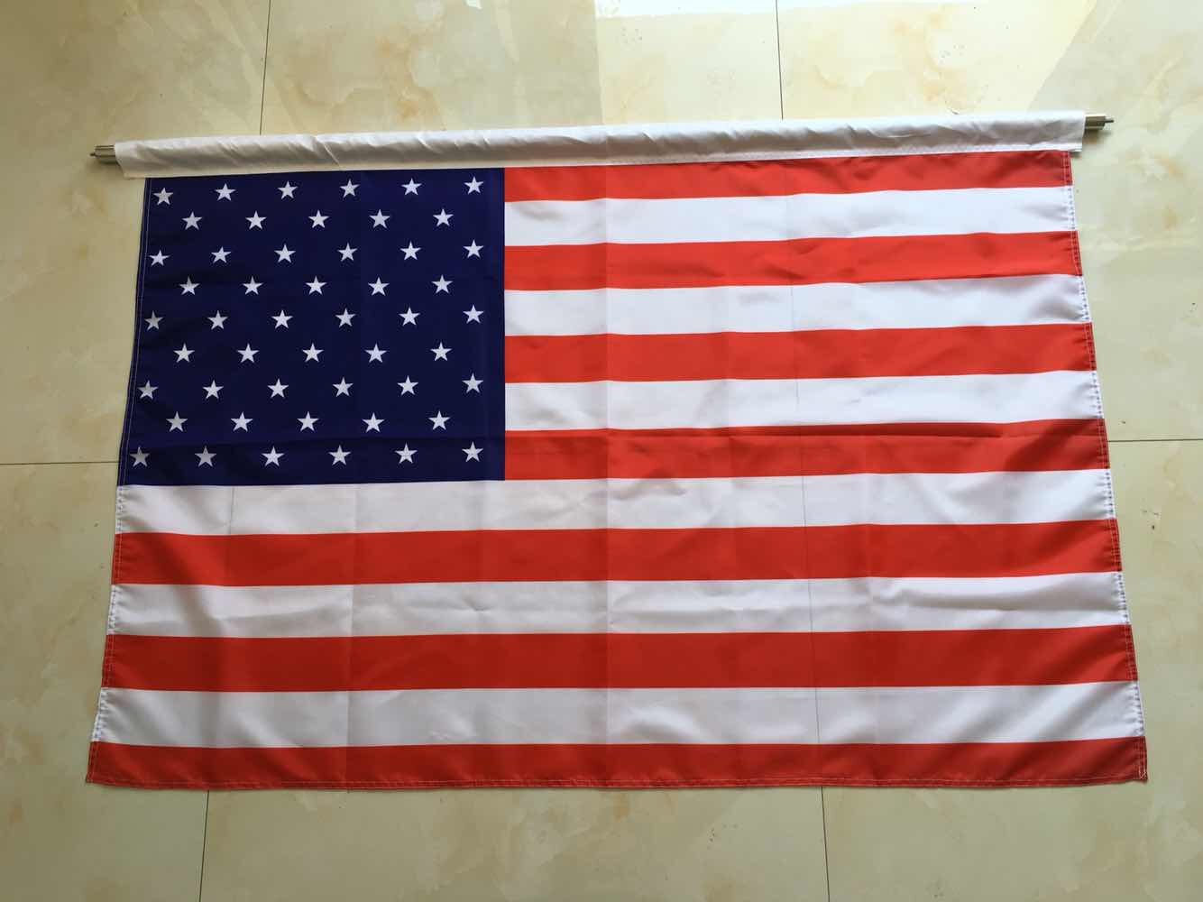 Wall hanging indoor flagpole horizontal waist national flag party flag ...