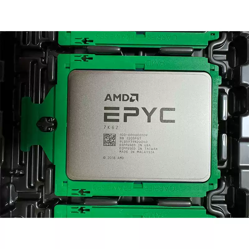 AMD EPYC 7K62零售版伺服器处理器 48核心7奈米2.6GHz高主频