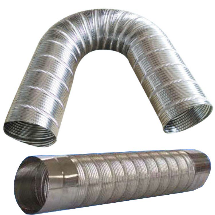 [USD 6.88] 304 stainless steel wind pipe fire-resistant flame retardant ...