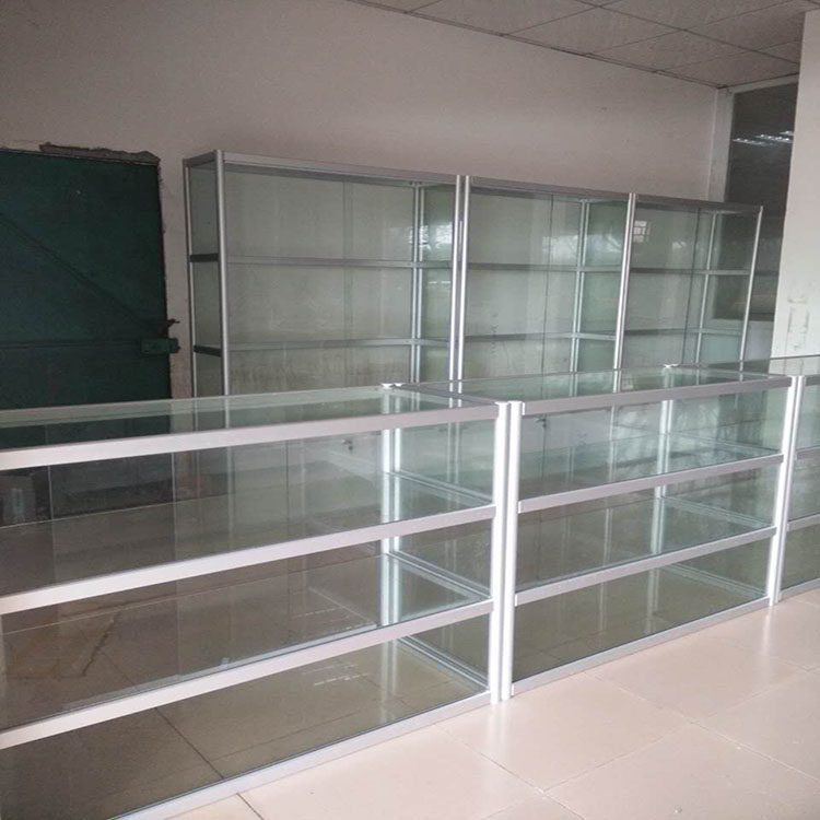 展柜 玻璃展示柜展柜定样品产品展示柜 手机柜台礼品饰品展柜深圳-阿里巴巴