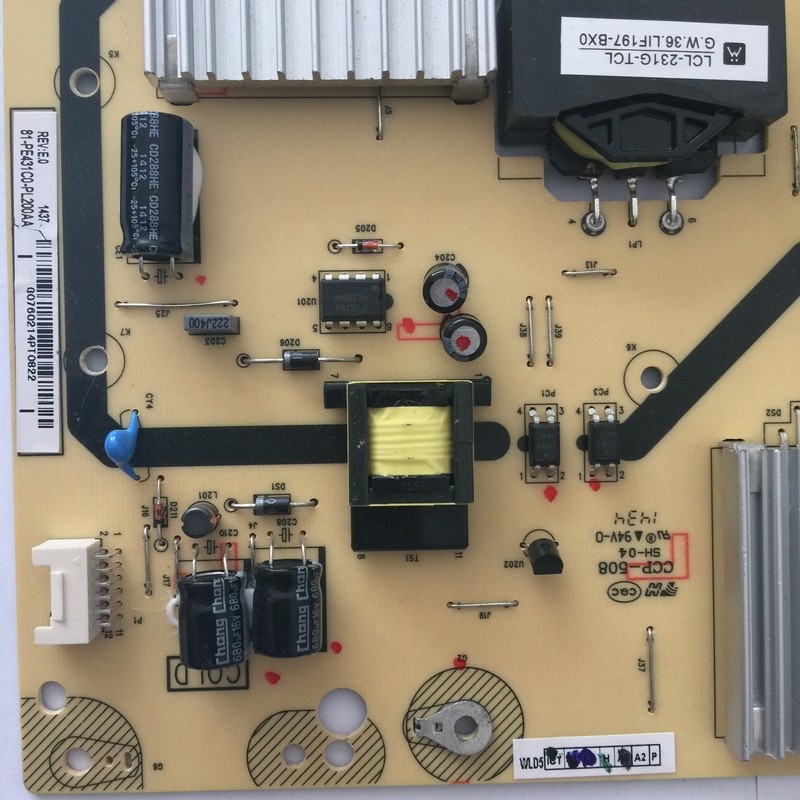Original TCL power board 40-E421C8-PWE1XG 81-PE431C0-PL290AA PL200AA