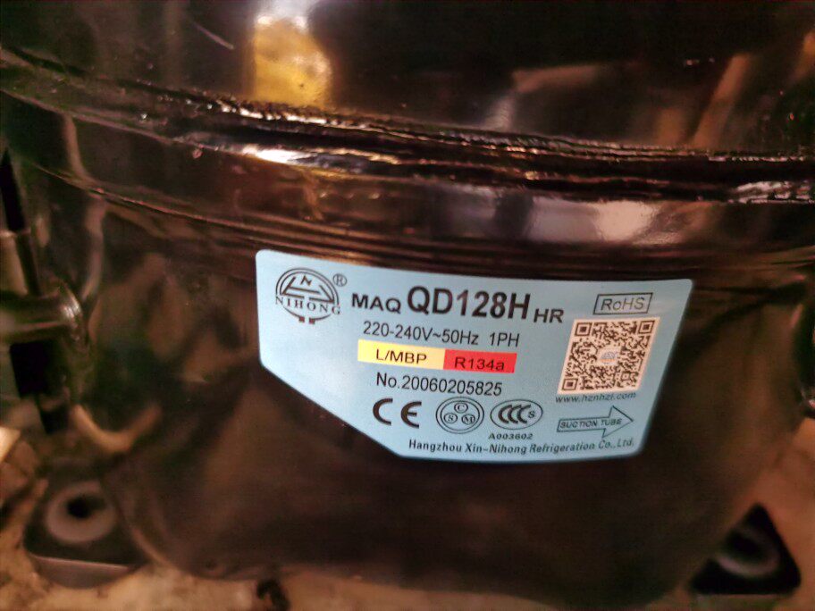 全新原装霓虹QD128H QD142H QD158H QD168H冰箱冷柜厨房用压缩机-Taobao