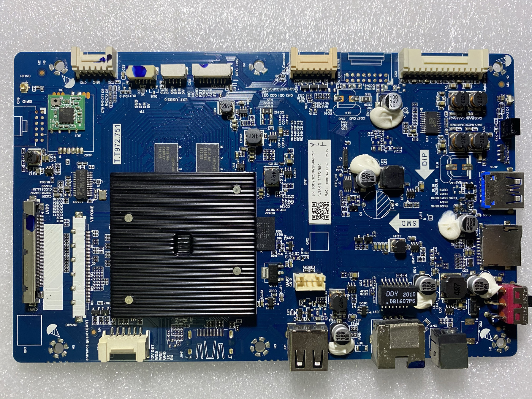 希沃班牌维修 SK07B SK06B/C SK05B SK03B 主板T.T972.751维修