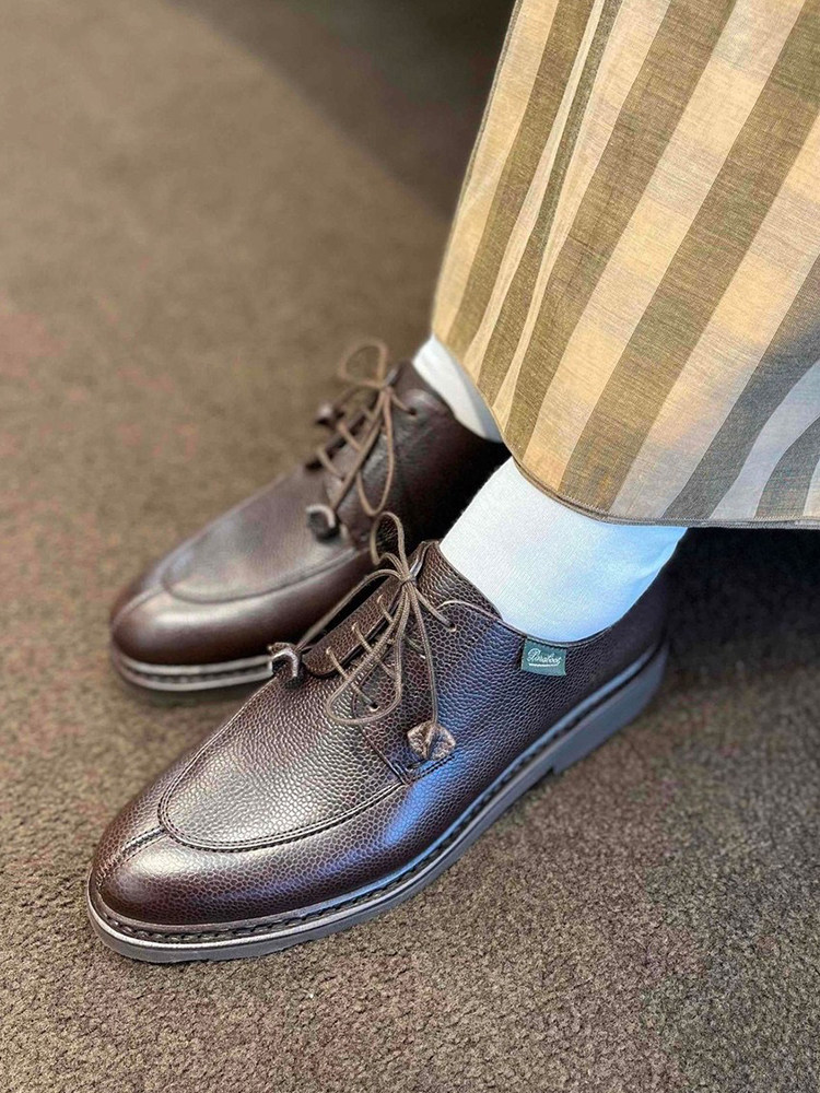 法国手工皮鞋推荐｜Paraboot VELEY女生专属限定款，正规代理保真，小众穿搭新宠🔥-牛津鞋-淘宝好物网