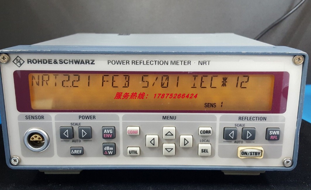 租售回收羅德與施瓦茨R&S NRT反射式功率計帶NRT-Z44功率監視器
