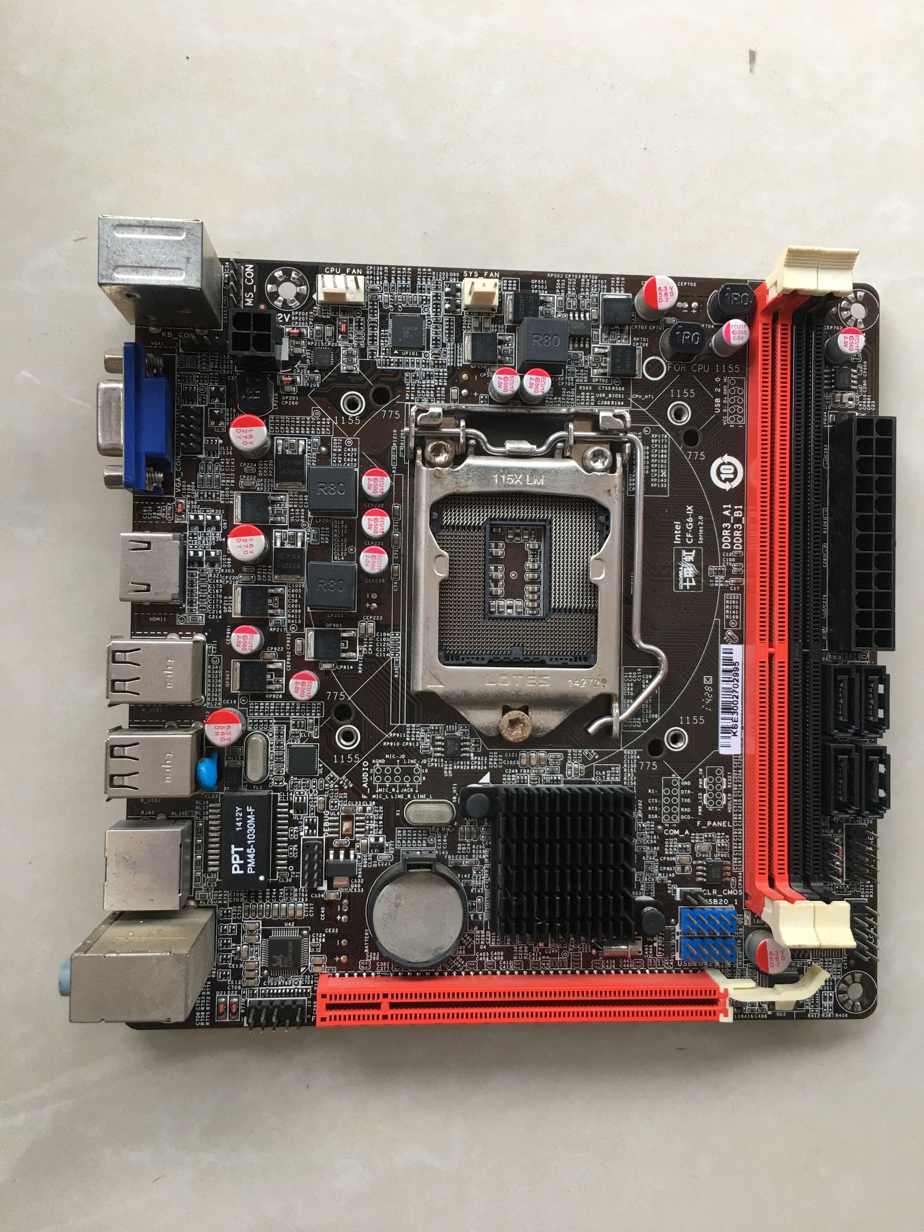 Colorful/七彩虹 C.H61HD V20 1155针H61 17*17 ITX迷你集成主板-Taobao