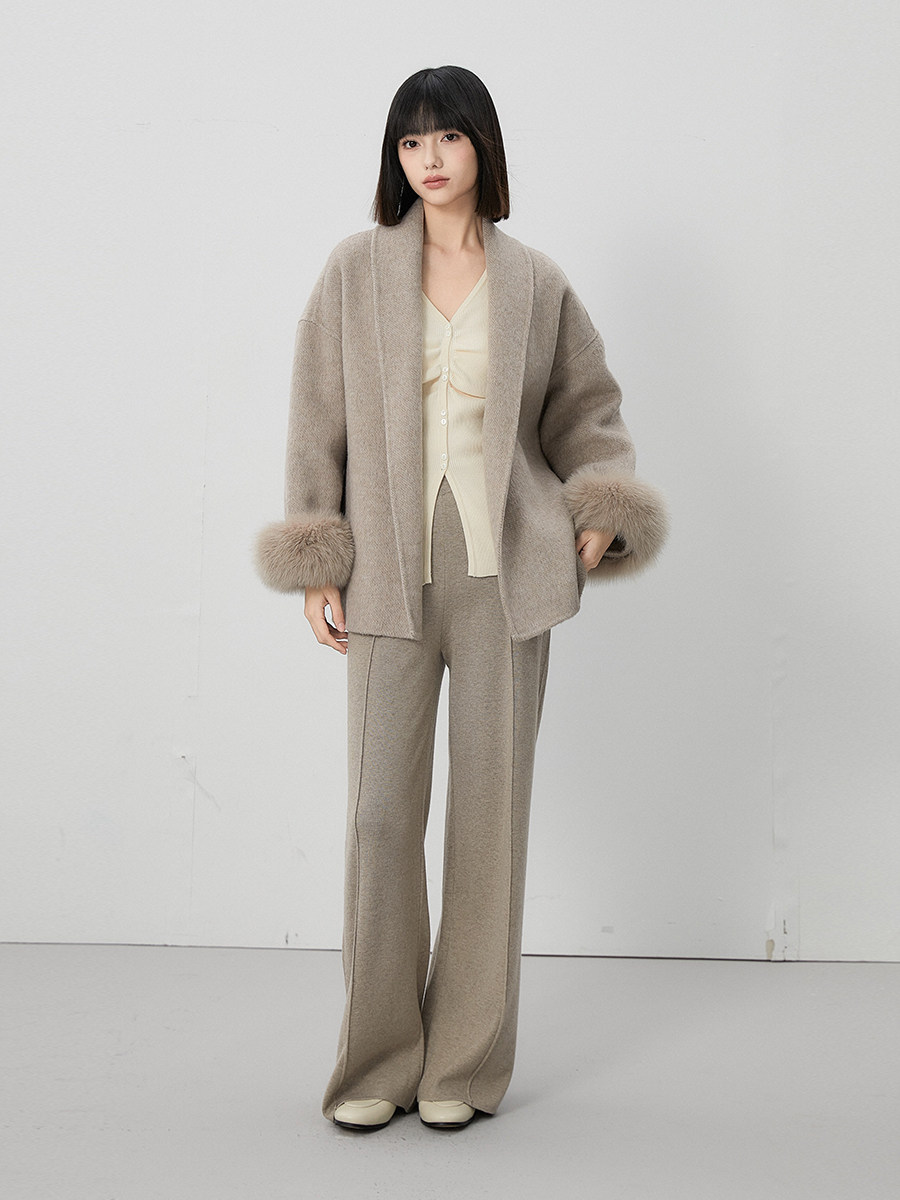 ii Morii松弛老钱 无负担显瘦羊毛保暖针织裤 - BuyinChinese.com - 最专业的海外华人代购淘宝网站