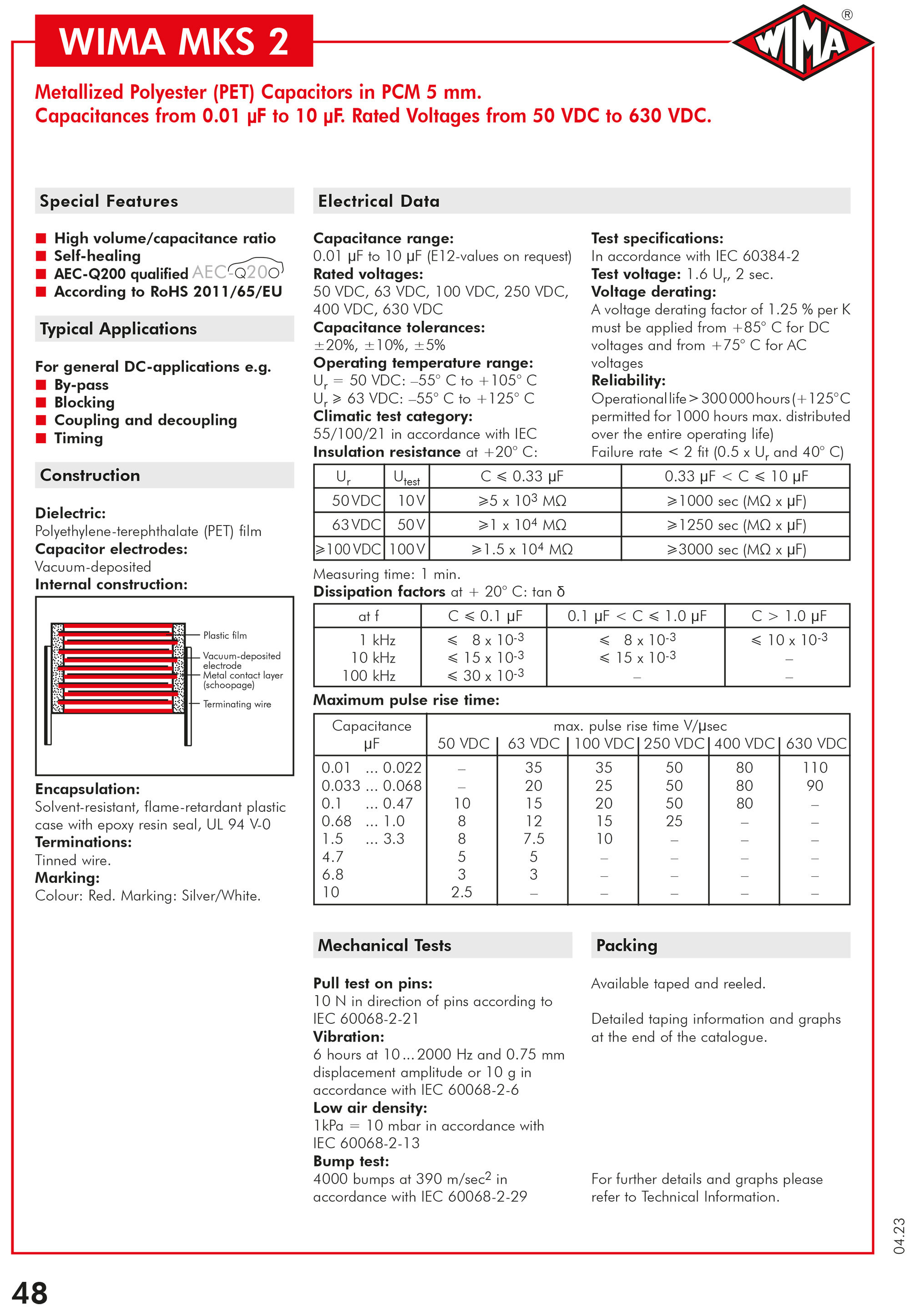 红威马WIMA MKS2系列薄膜电容：音频发烧友的梦幻之选！-电容-淘宝好物网