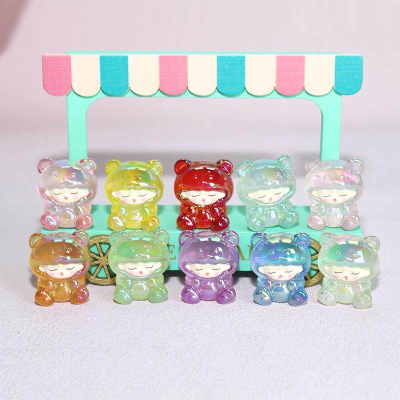 25-year-old's latest best selling luminous electroplated gummy bear ...