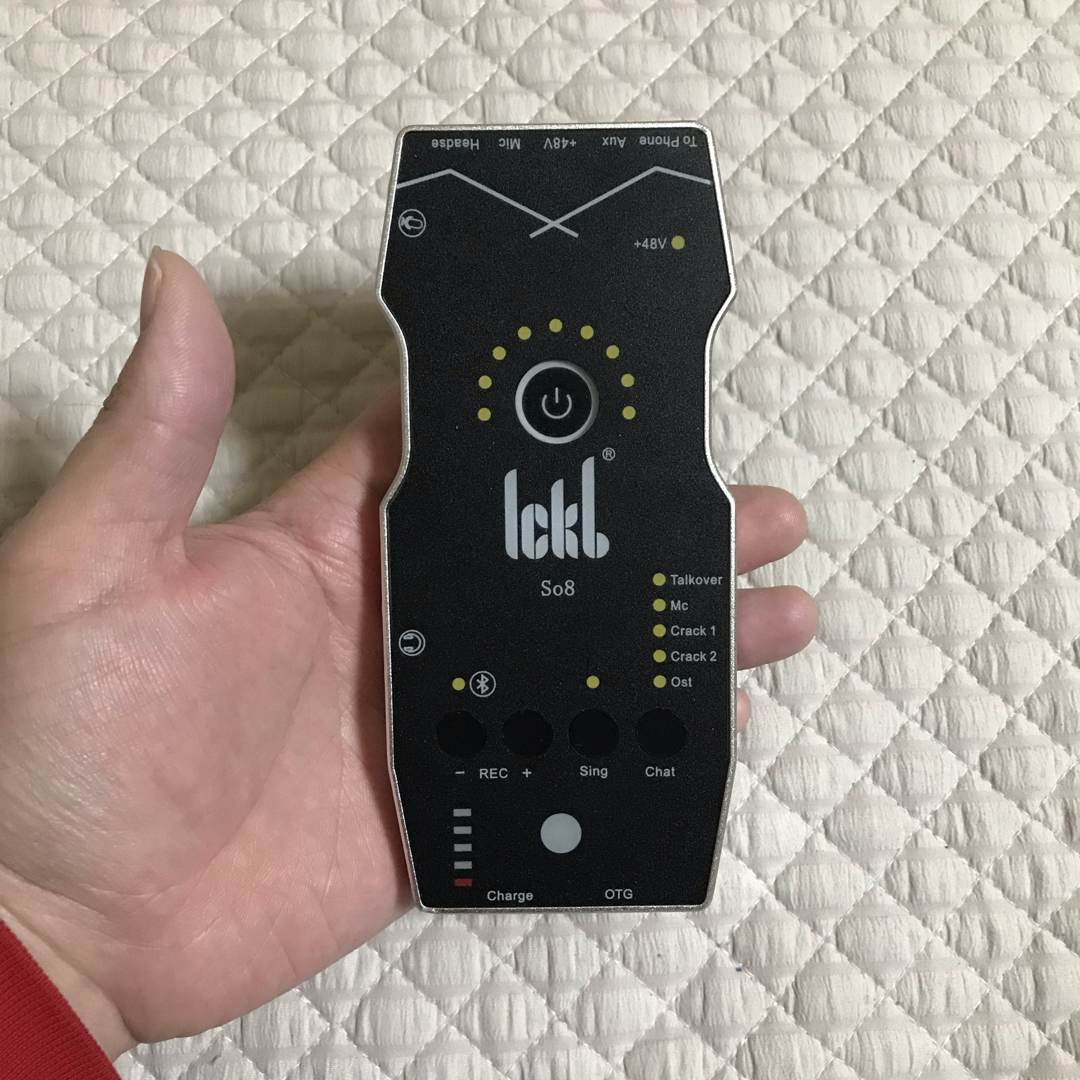 二手95新ickb so8第4代手机声卡专业OTG唱歌的户外另售五代六代