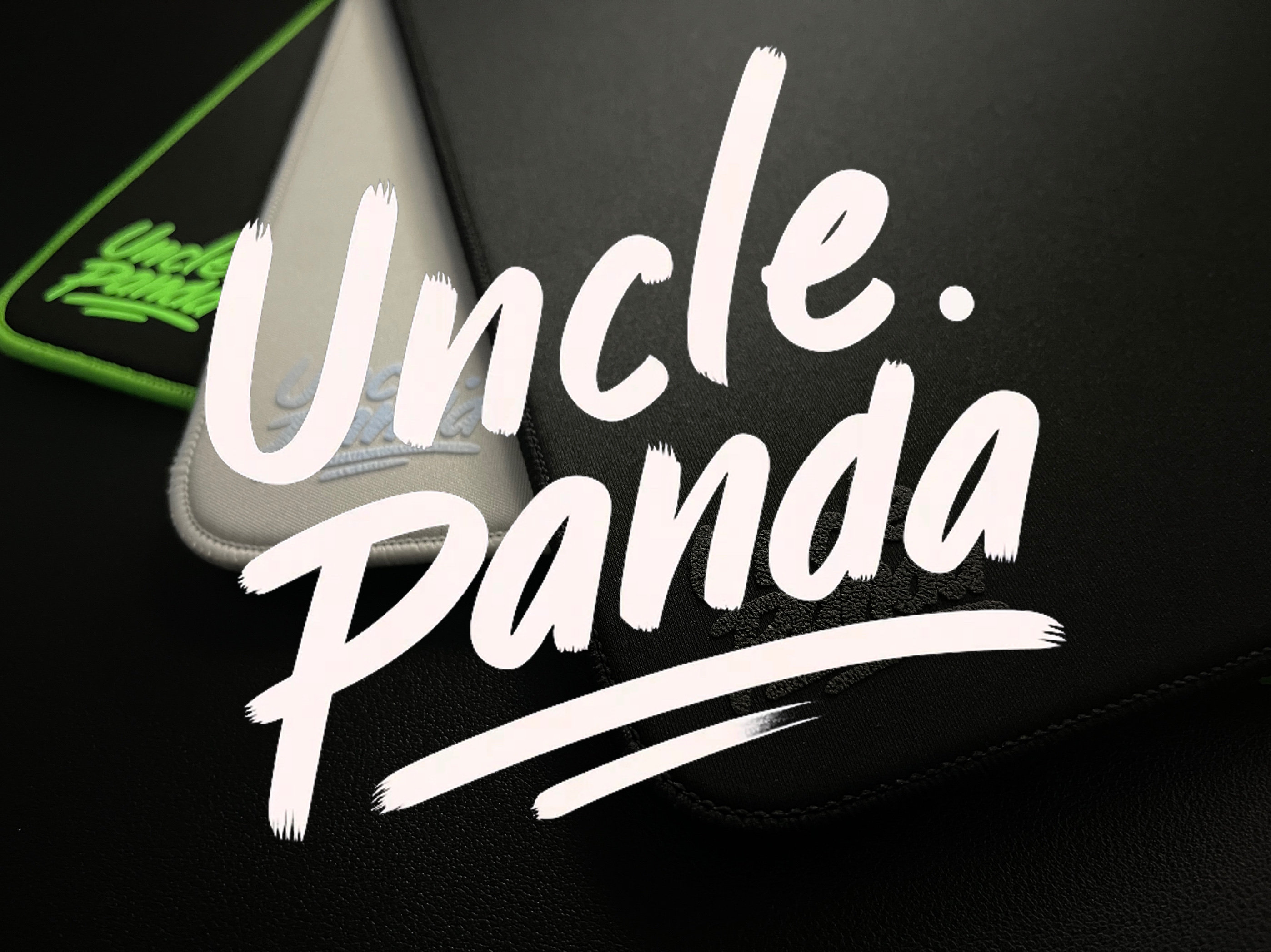 Uncle Panda-艺术标系列 电竞鼠标垫