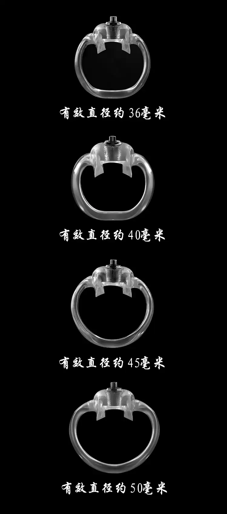 HolyTrainer贞操锁HT-V5树脂贞洁器CB锁男用品禁欲笼分离锁SM情趣