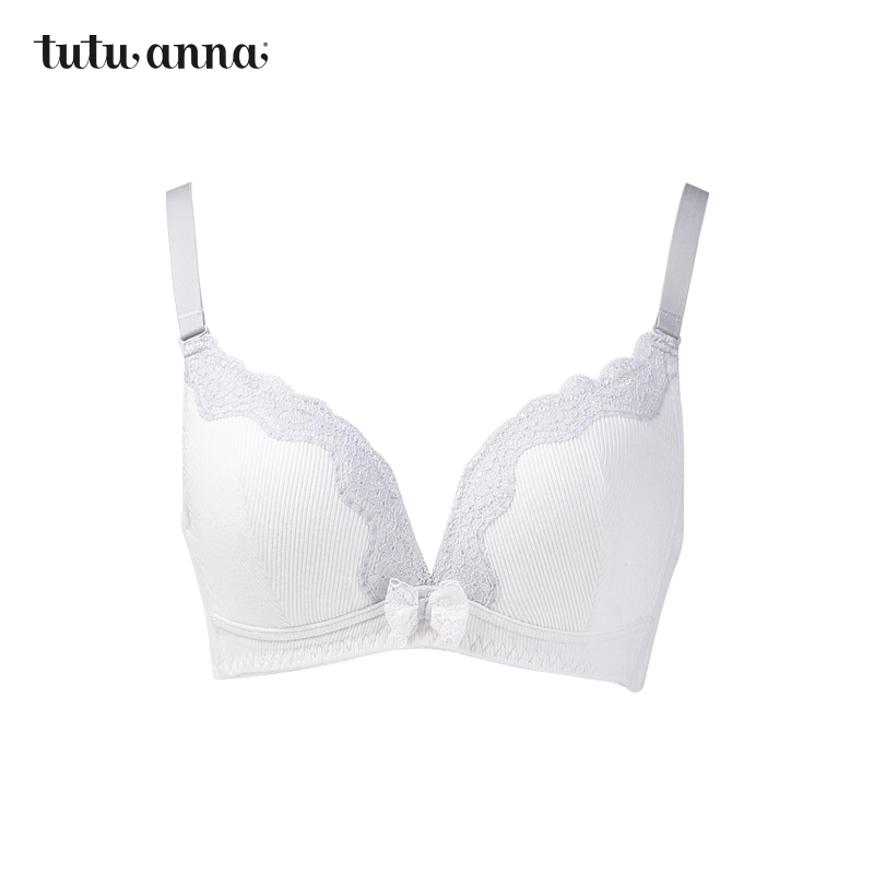 [USD 62.56] tutuanna bra girl spring and autumn thin threaded lace butterfly without steel ring ...