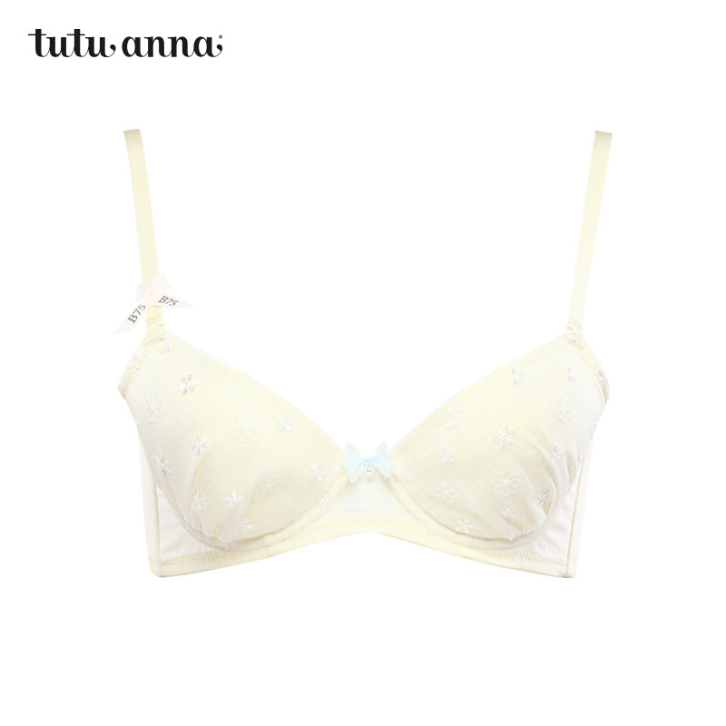 tutuanna underwear small flower embroidery bra Japanese with insert ...