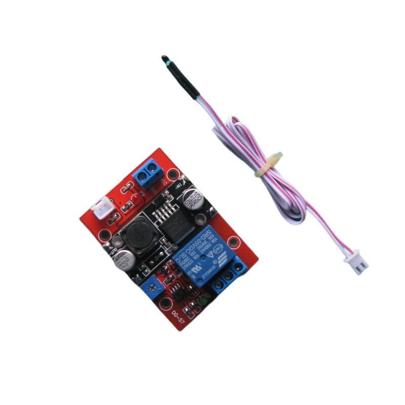 24V Temperature Sensor Relay Module with NTC Thermistor Temperature ...
