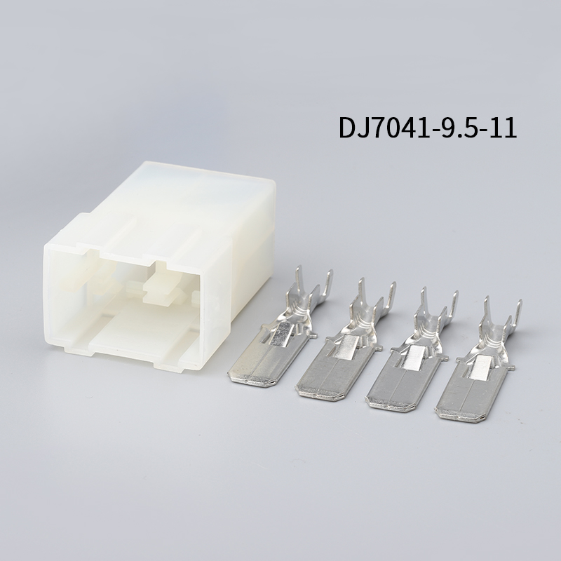 DJ7041-9.5-11/21 大电流插头 汽车接插件连接器4p 4孔护套-阿里巴巴