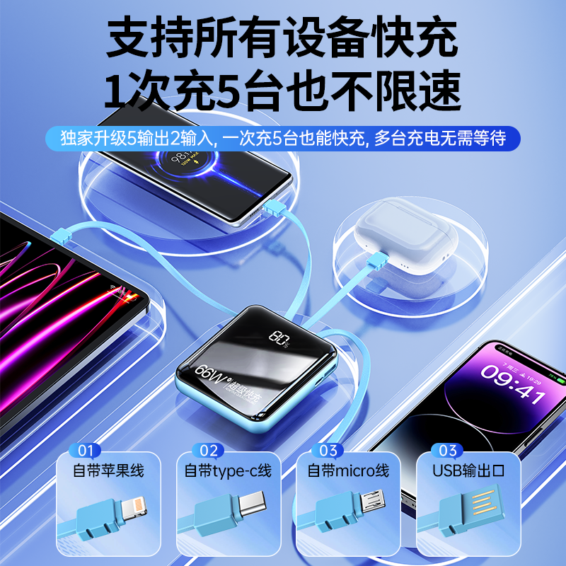 支持QC4.0的双向充电宝，拯救你的电量焦虑，打工人必备神器！-充电宝-淘宝百科网