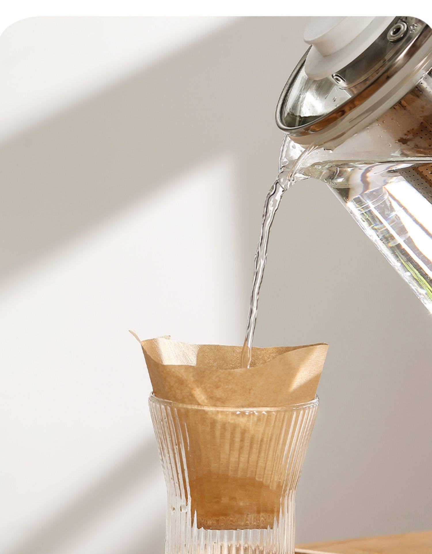 咖啡滤纸扇形咖啡过滤纸手冲v60滤纸美式咖啡机专用锥形咖啡泸纸-阿里巴巴