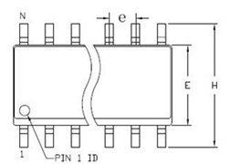 无铅 so/msop/tssop/soic/sop8转dip8 宽体 窄体 转接板PCB 8pin-阿里巴巴