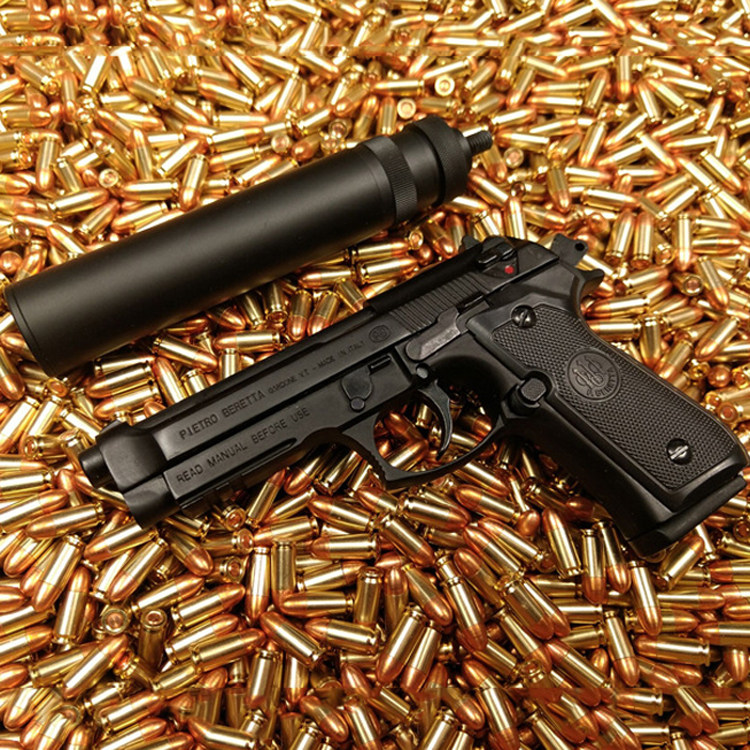 Alloy Empire Berretta M92A1 Toy Pistol Model 1: 2.05 All Metal Distance ...