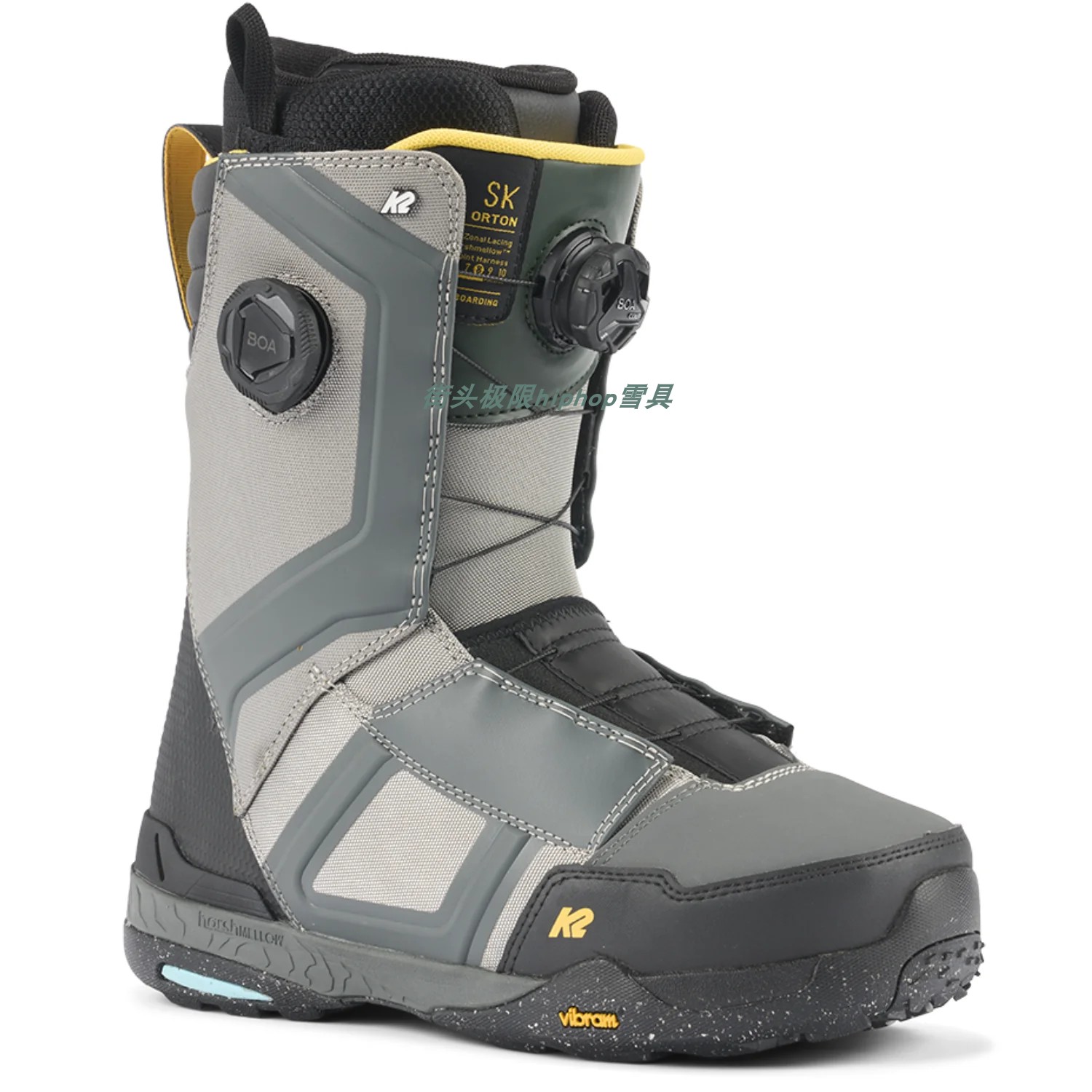 23-24 k2 men's snowboard boots orton: the iron man of the slopes ...