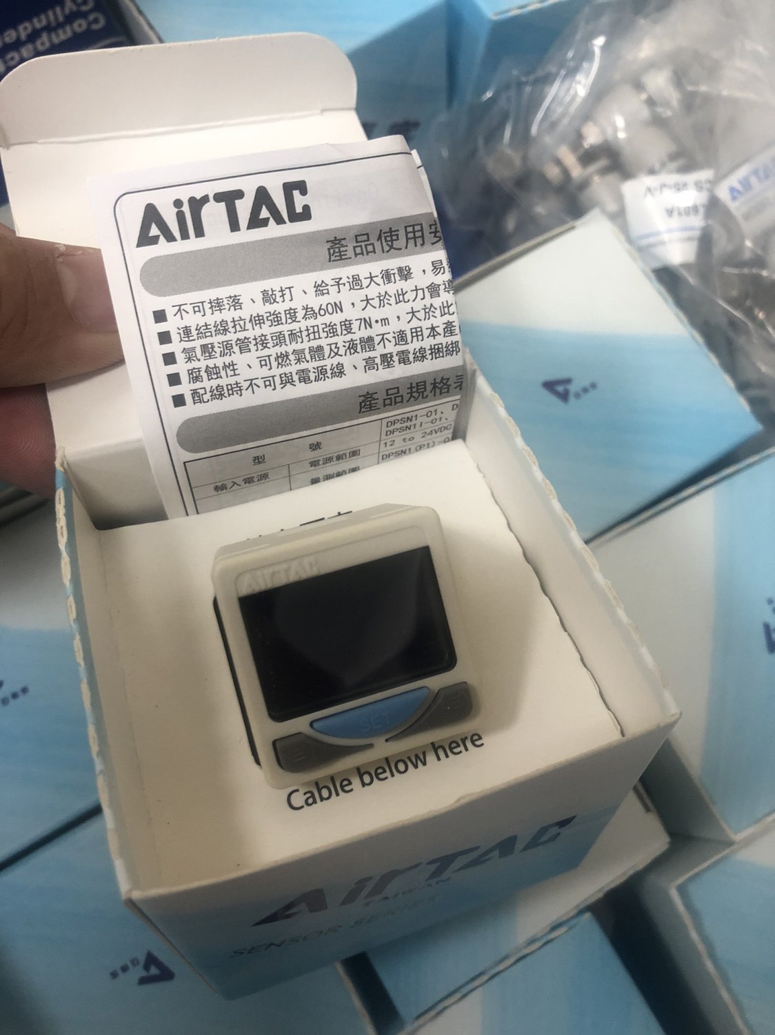 亚德客原装正品数显压力开关 数显表DPSN1-10020 DPSN101020
