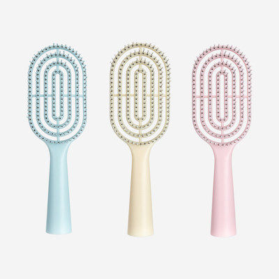 Buy MINISO famous long handle comb airbag massage curly comb with ...