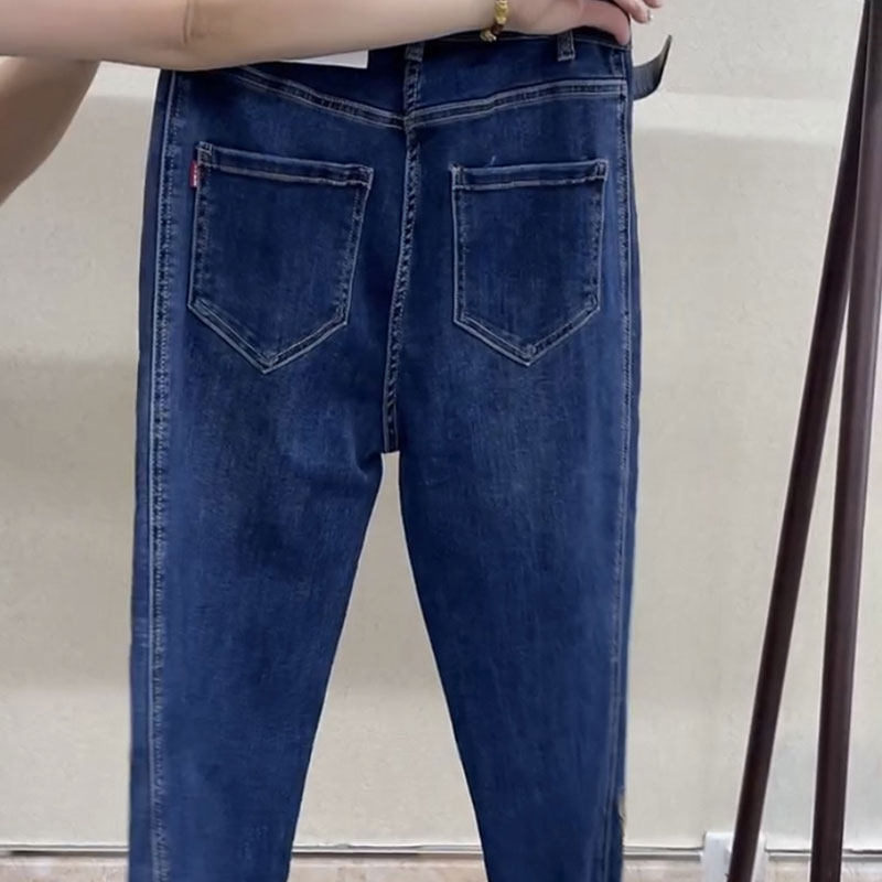 Plus-size jeans women's autumn 2022 new fat mm Harlan daddy pants pear ...