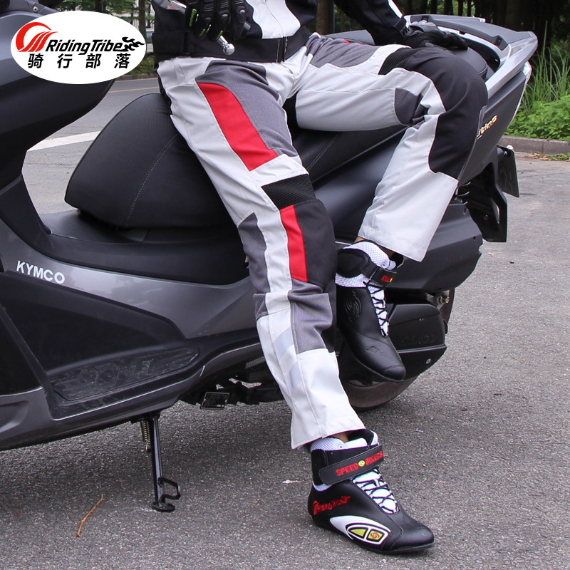 Riding tribe enhanced waterproof four seasons motorcycle riding pants ...