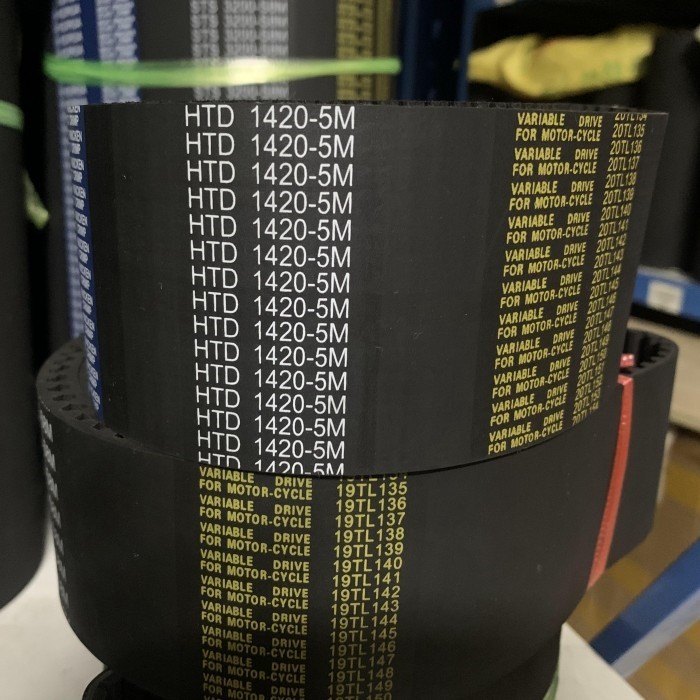 HTD340-5M同步带H5M C-HTBN RBT电机同步轮传动橡胶带齿皮带