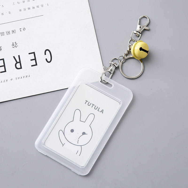 [USD 13.83] Japanese authentic MUJI transparent bus card set female ...