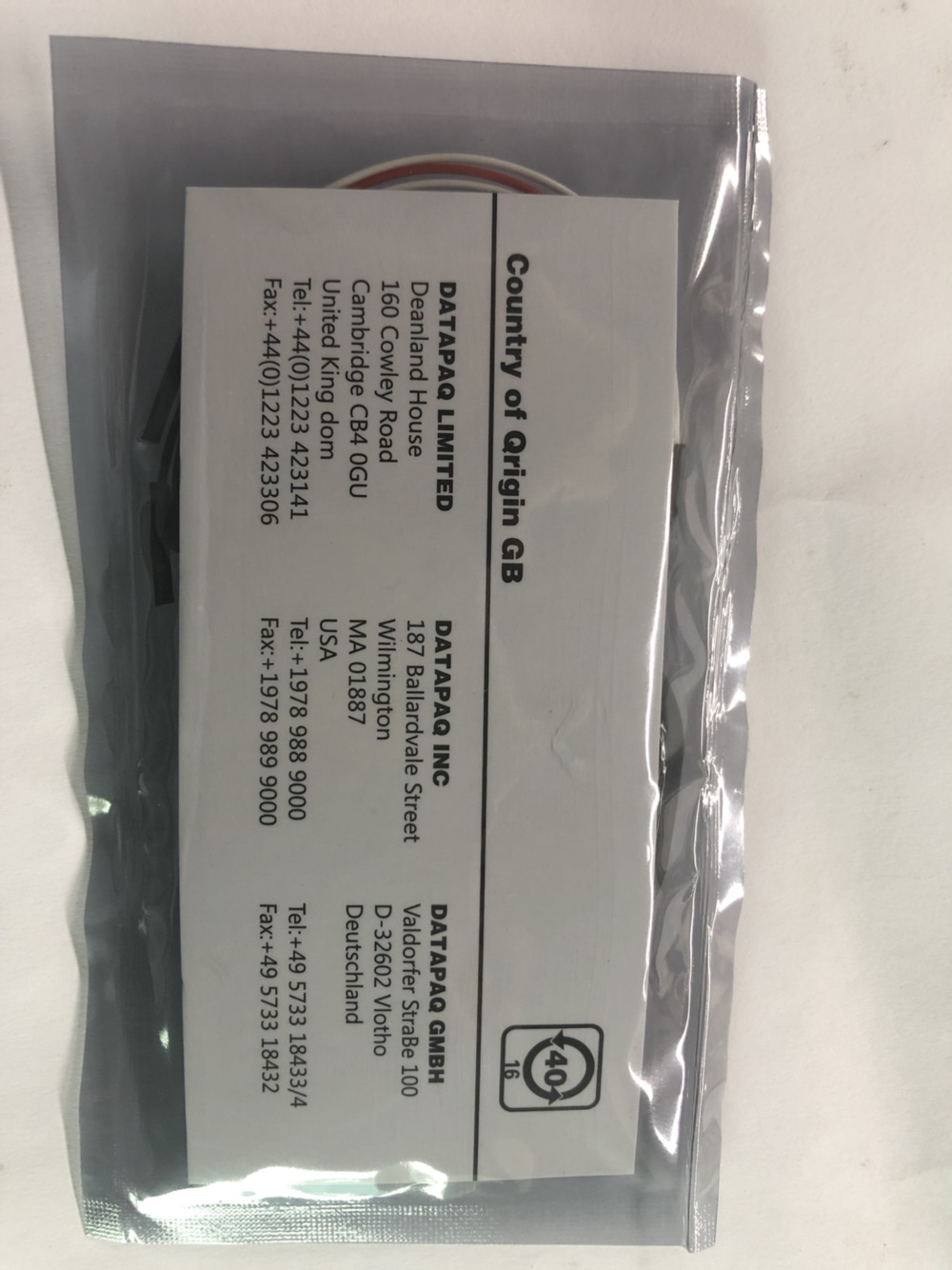 DATAPAQ thermometer special battery BP1024A BP1061A BP1063A Q18 battery