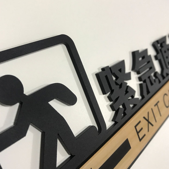 [USD 8.35] Creative Acrylic Fire Extinguisher Warning Plate Safety Fire ...