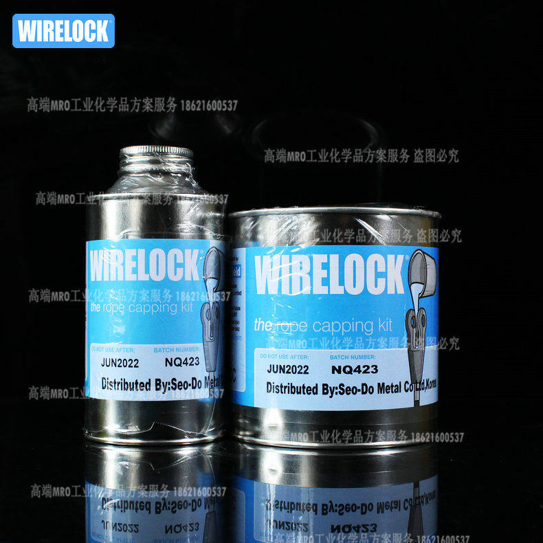 [USD 117.37] British Wirelock the rope capping Kit steel rope glue ...