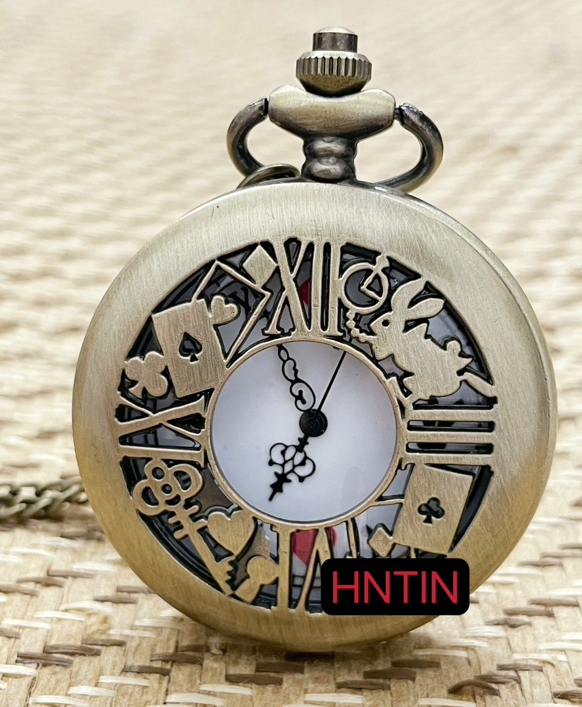 2025 new european and american alice in wonderland pocket watch | a ...