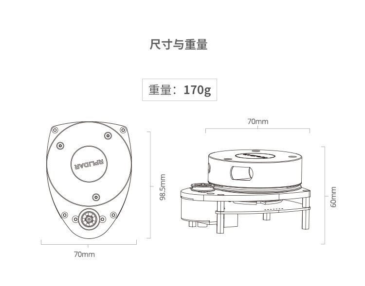 RPLIDAR-A1-思岚科技360°激光扫描测距雷达RPLIDAR A1-上海思岚科技有限公司
