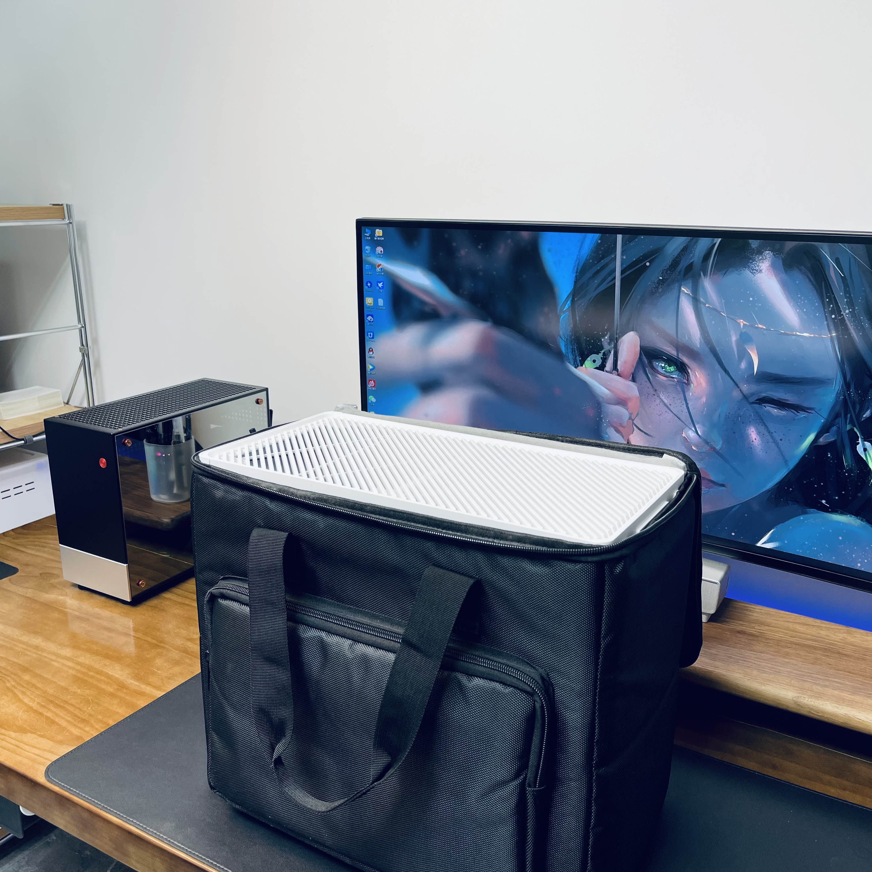 喬思伯z20鋁小寶e90pro未知玩家p60閃鱗g300趣造matx主機殼手提包