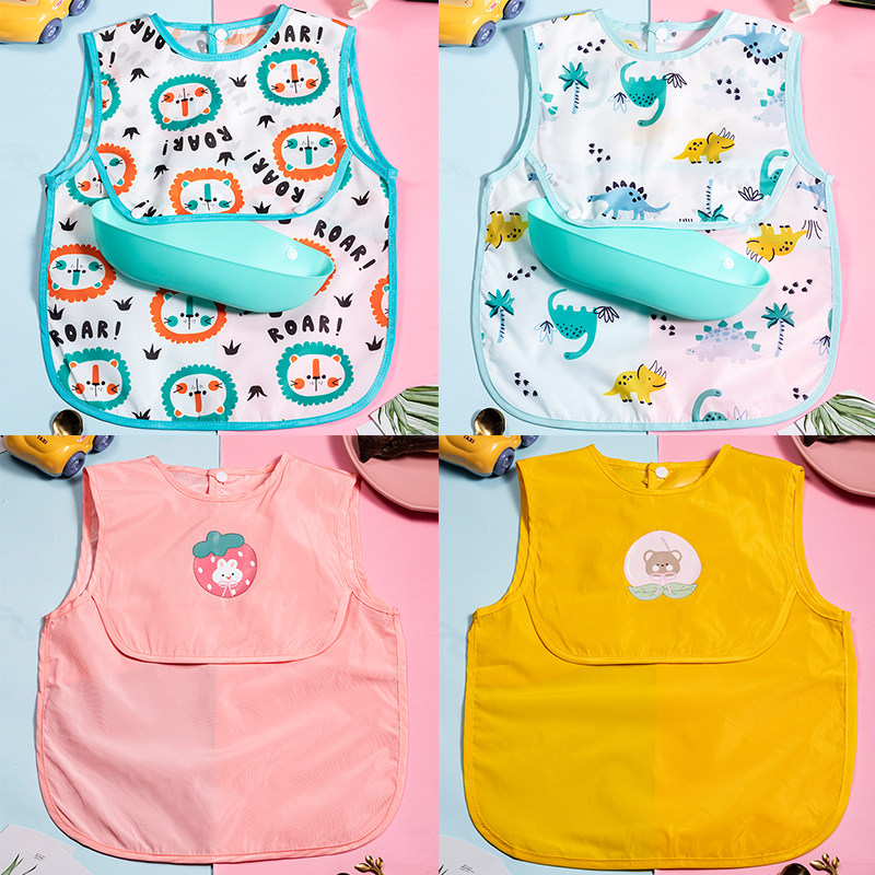 Baby eating cover, kids bib, apron, rice bag, waterproof anti-dirty ...