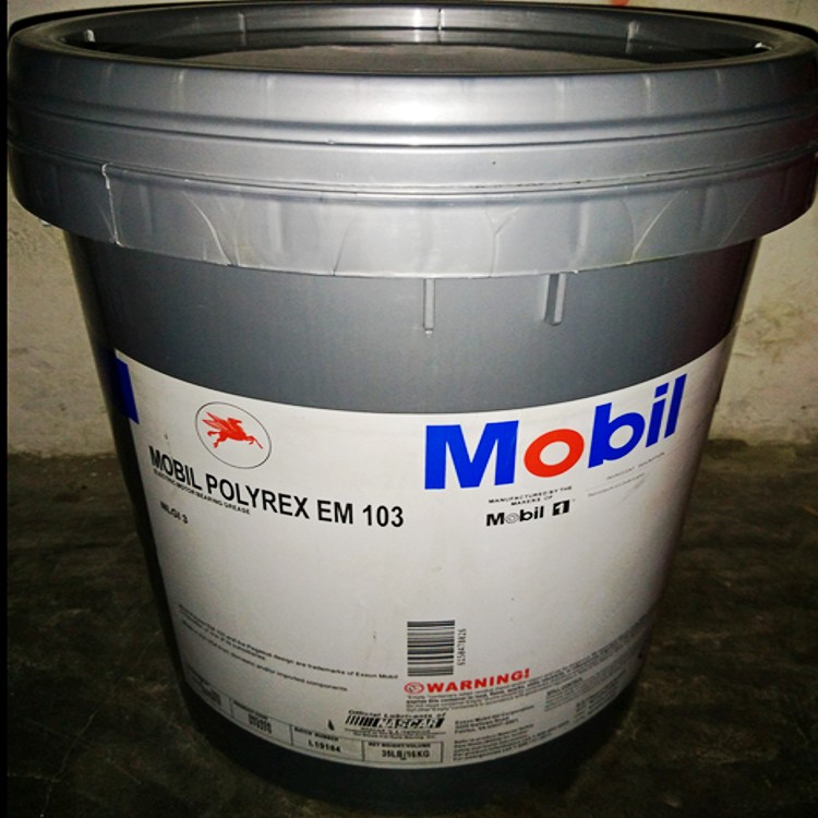[USD 375.18] Mobil Polyrex EM 103 Blue Butter 16kg Cask - Wholesale from China online shopping ...