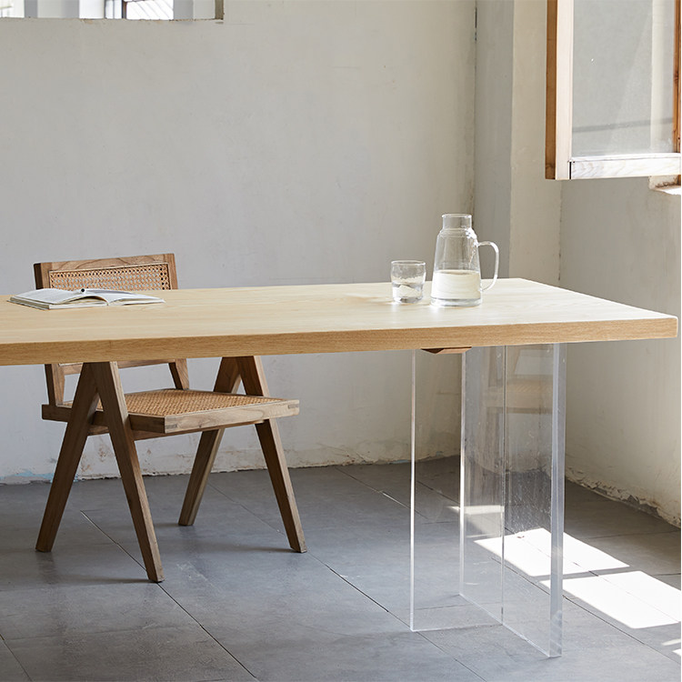 Bắc Âu Đơn Giản Acrylic Treo Tro Bàn Ăn Bàn Lớn Nhà Bàn Làm Việc Bàn ...