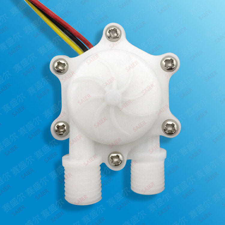 [USD 12.76] Small flow sensor G1 4 flow sensor POM flow sensor Food ...