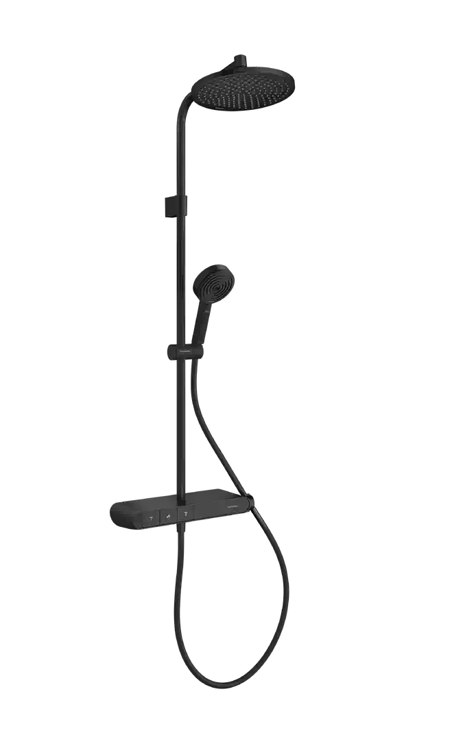 汉斯格雅恒温花洒组 沛适飞大顶喷升降支架双龙头